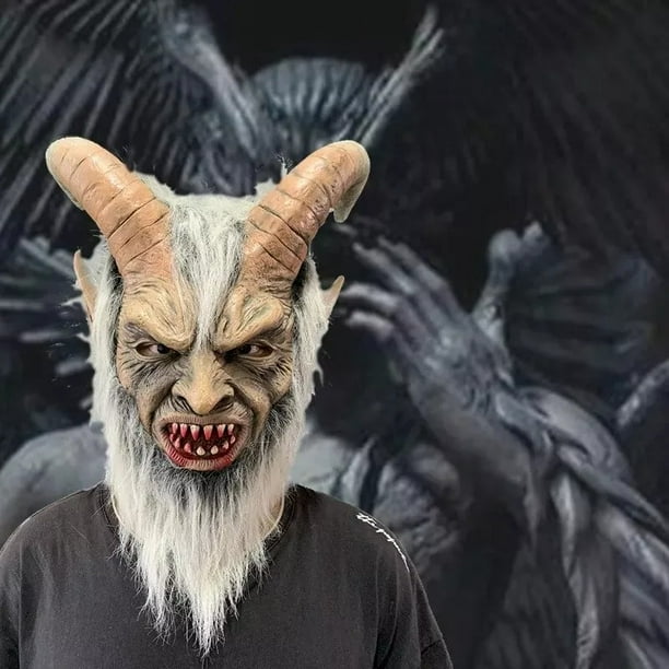 Mascara Halloween Lucifer De Látex | Lider