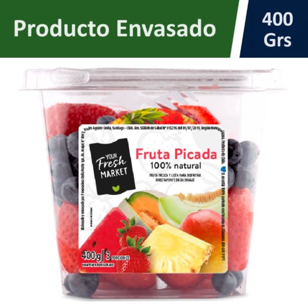 Mix frutilla y arándano picado, 400 g | Lider