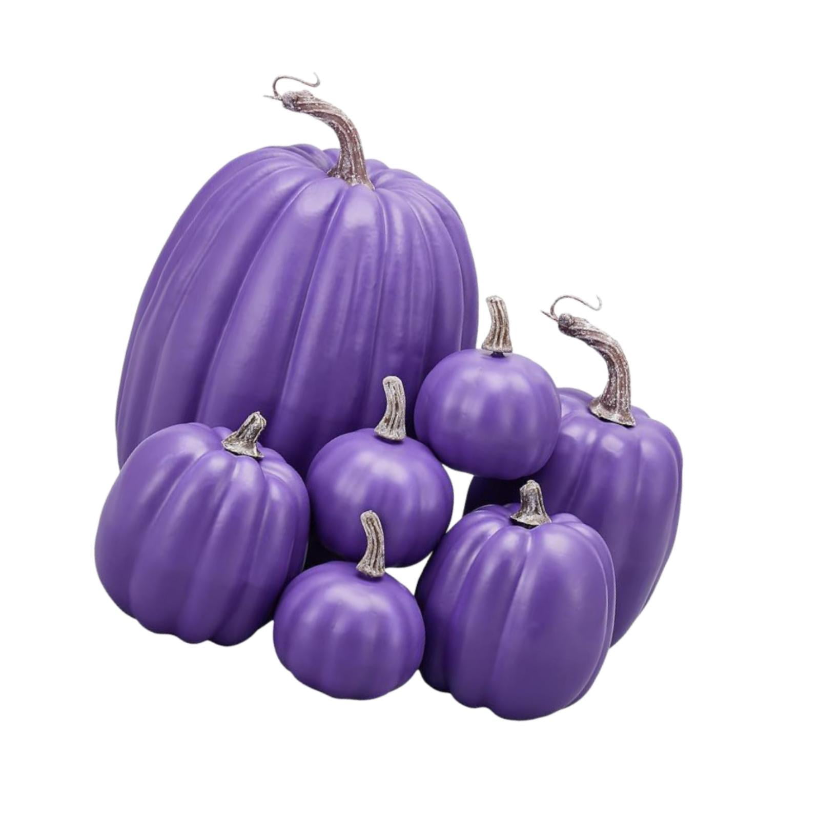 7 Piezas De Calabazas Artificiales, Calabazas Decorativas Para La ...