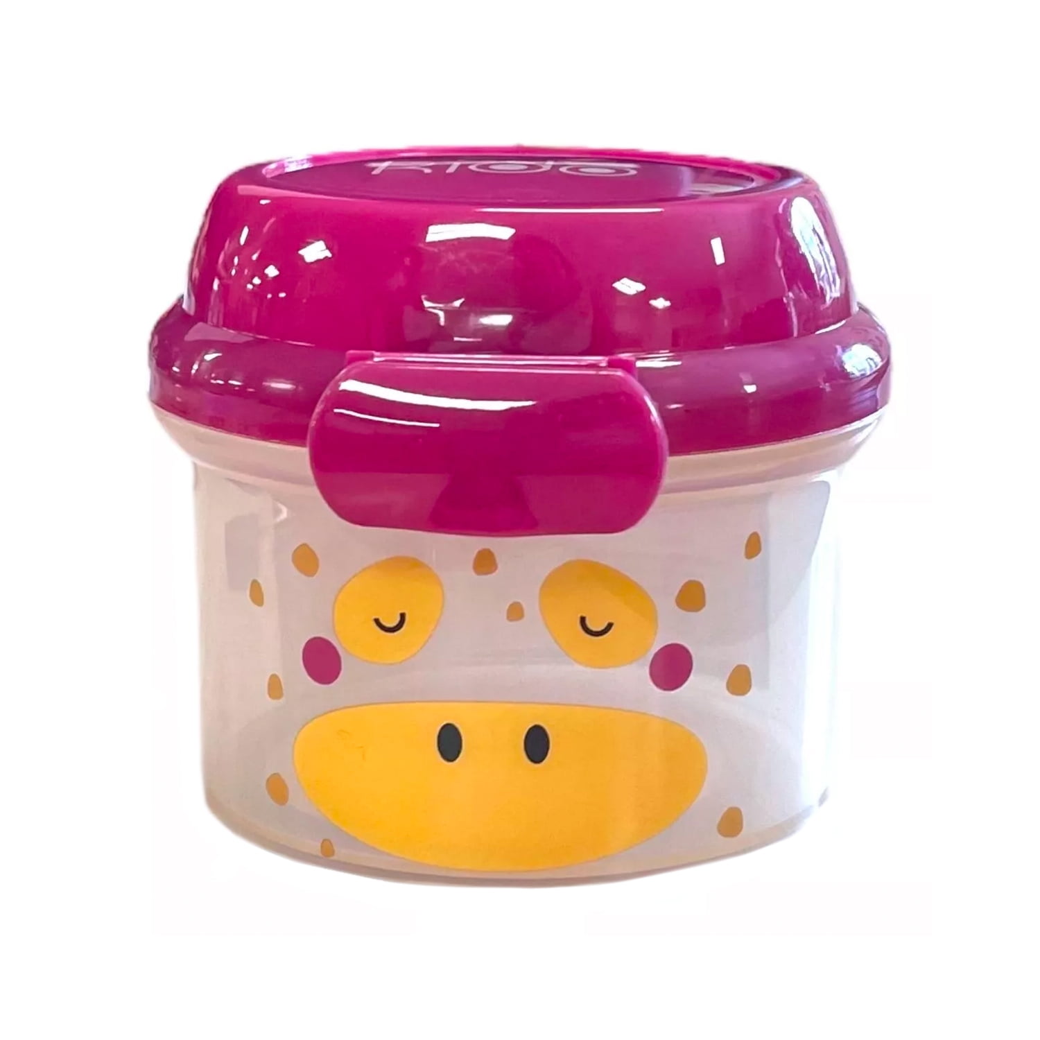 Porta Snack Animal Collection II 280 ml Beige/Blanco/Azul - KIDO | Lider