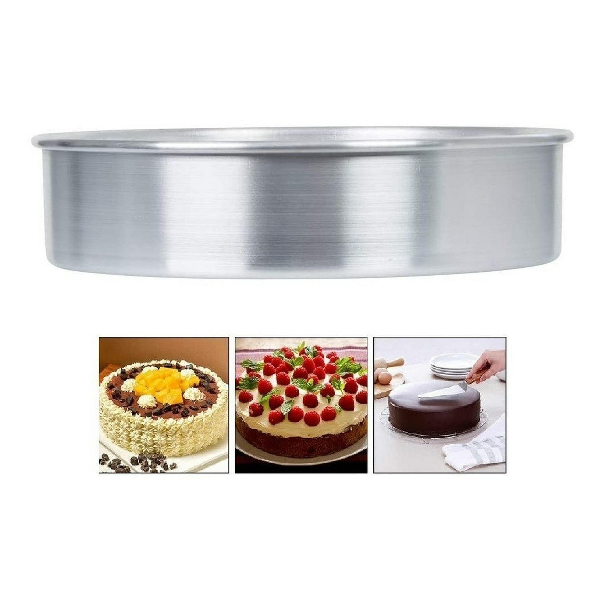 Moldes De Aluminio Para Tortas Molde Queque Molde Torta 30cm | Lider