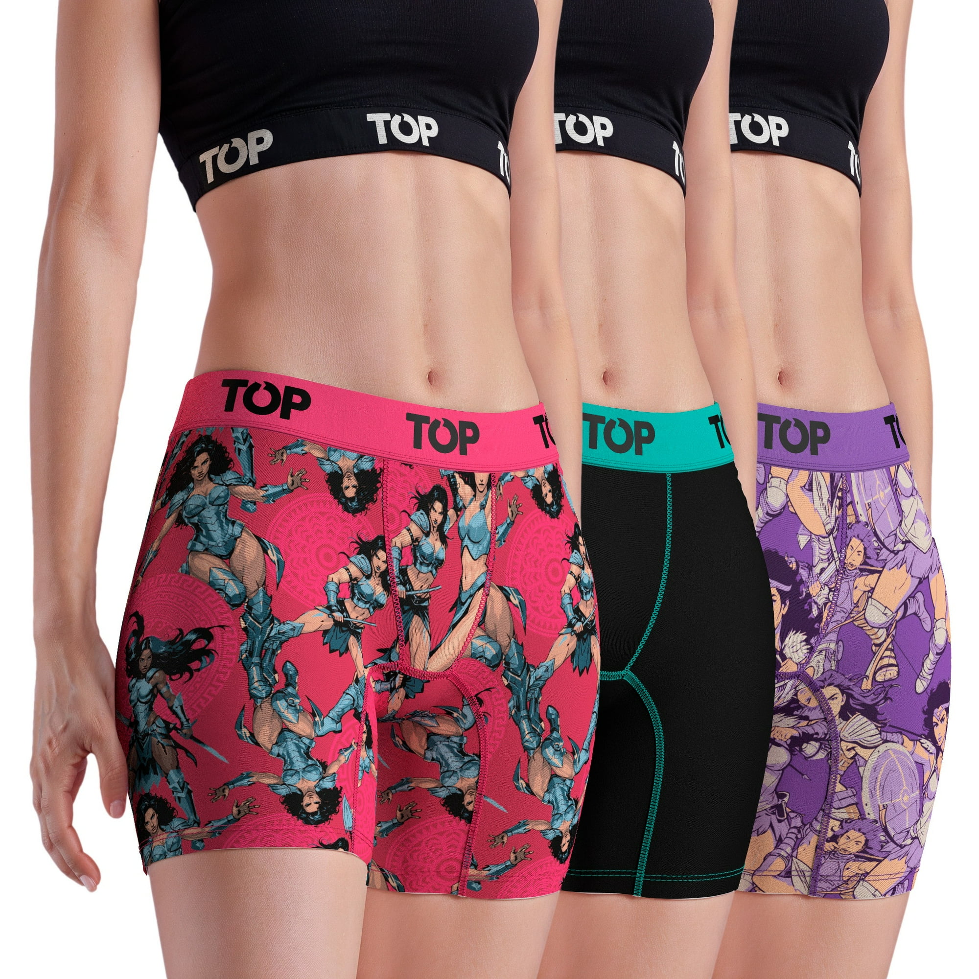 Bóxer Medio Mujer Algodón Pack 3 Guerreras - Amazonas C2 | Lider