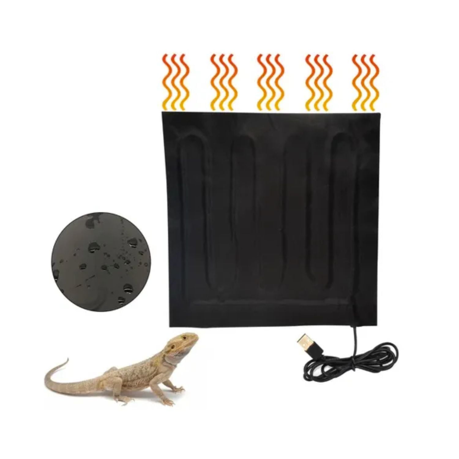 Placa Alfombra Calefactora Para Reptiles | Lider