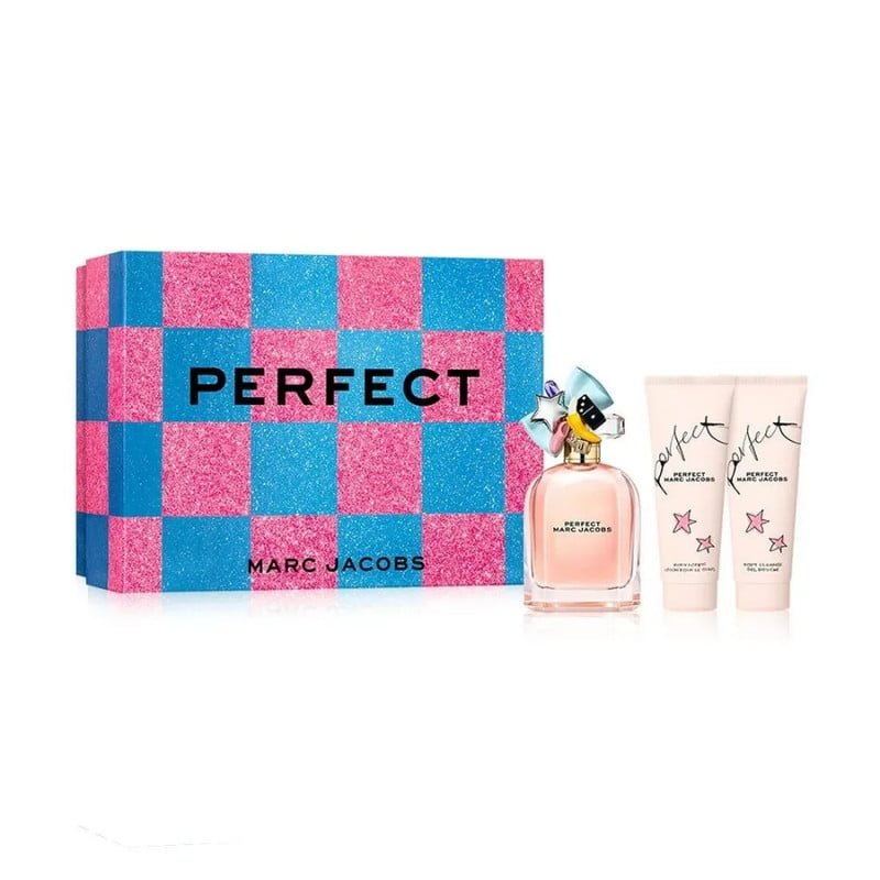 Set Marc Jacobs Perfect Edp 100 Ml + 75 Ml + 75 Ml De 3 Pcs | Lider