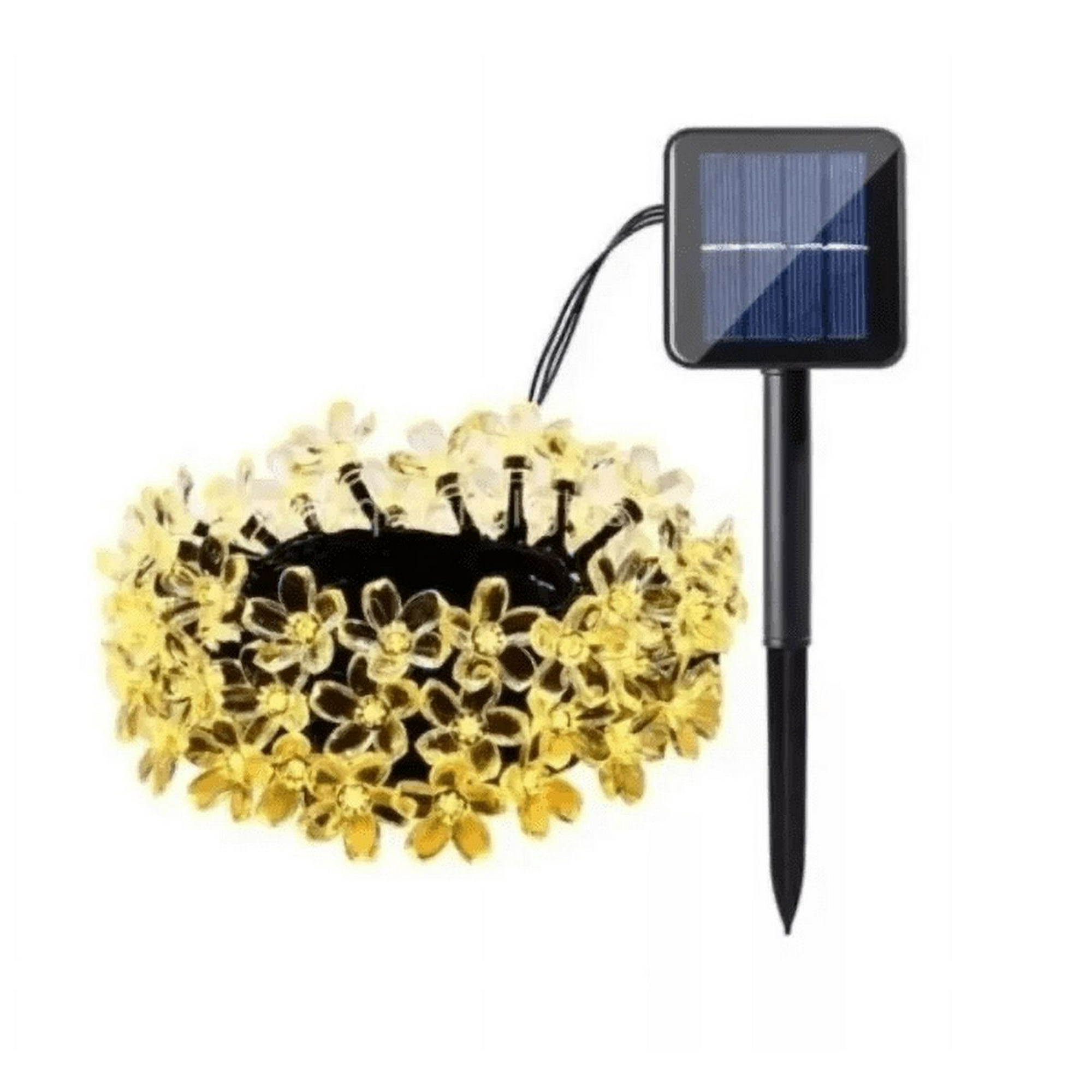 Guirnalda Solar Hada Flor Led Boda 5 Mtrs Cálida | Lider