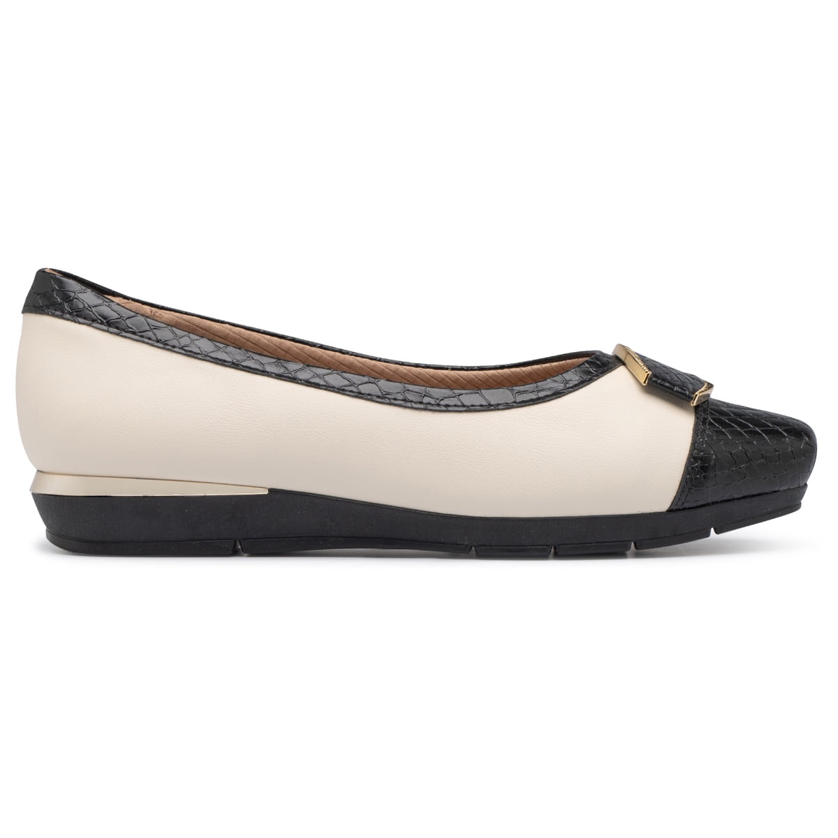 Zapato Fernanda Blanco/Negro Piccadilly | Lider