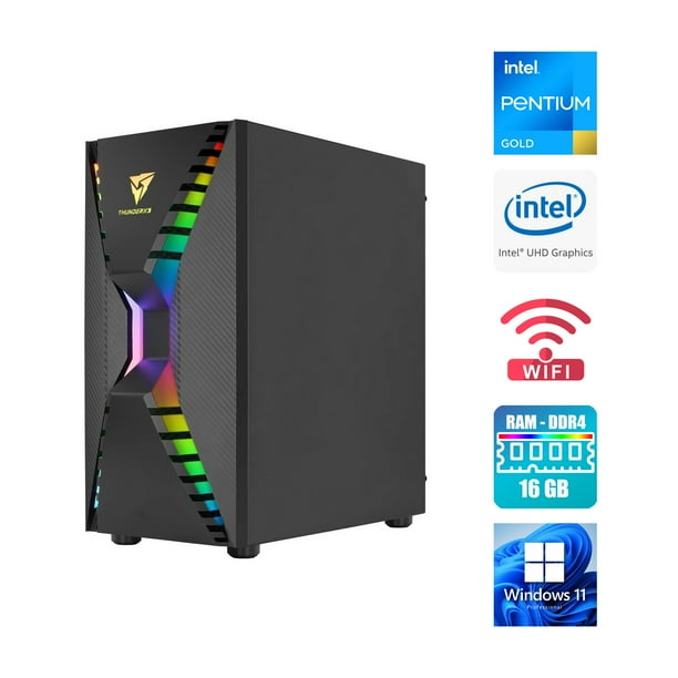 PC Gamer Intel Pentium Gold G6400 - Gráficos Integrados - 16 GB RAM ...