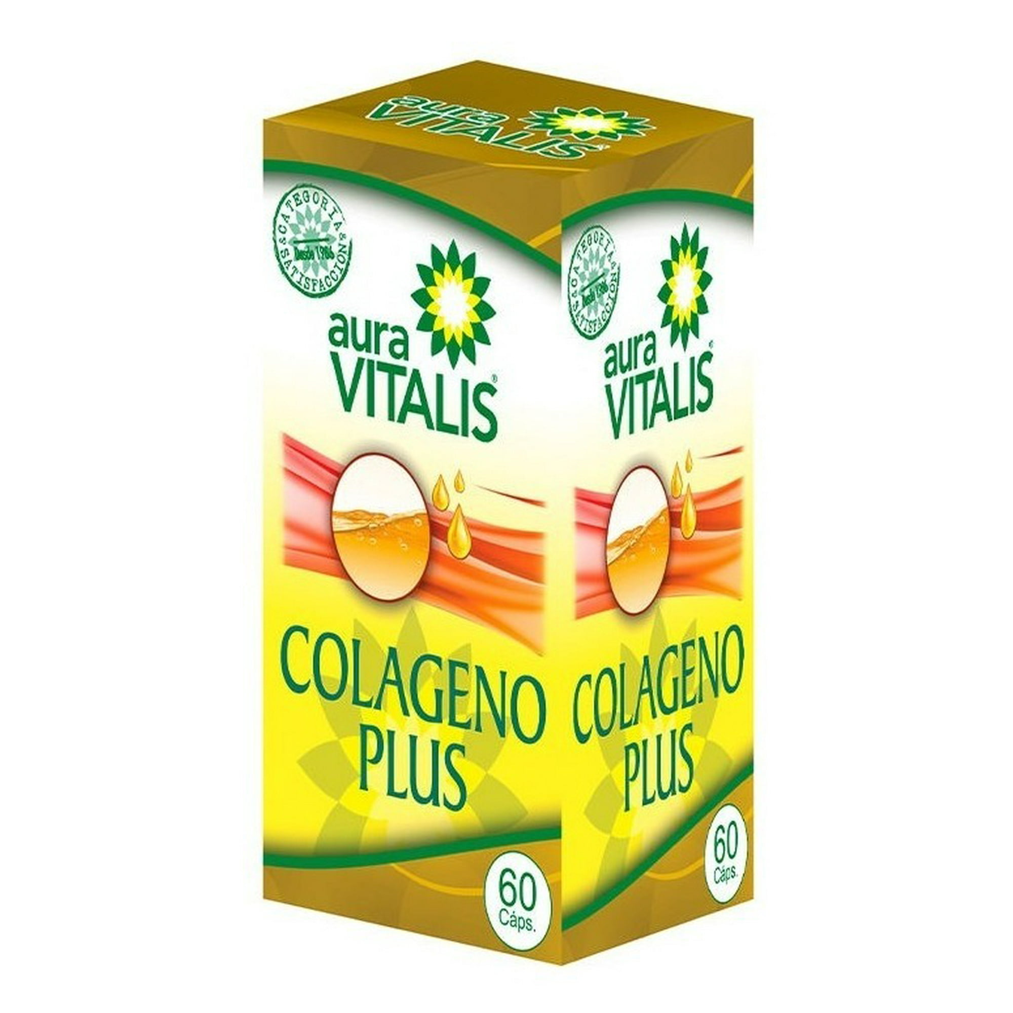 Colageno Plus Cápsulas 327 Mg X 60 Auravitalis | Lider