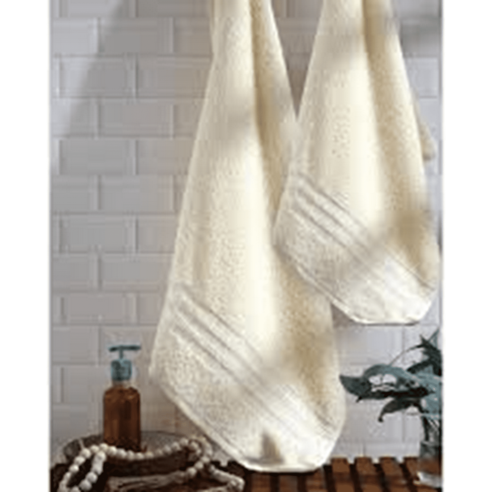 Toalla de Baño + Mano Algodón By Cannon 350g Color Crema Liso | Lider