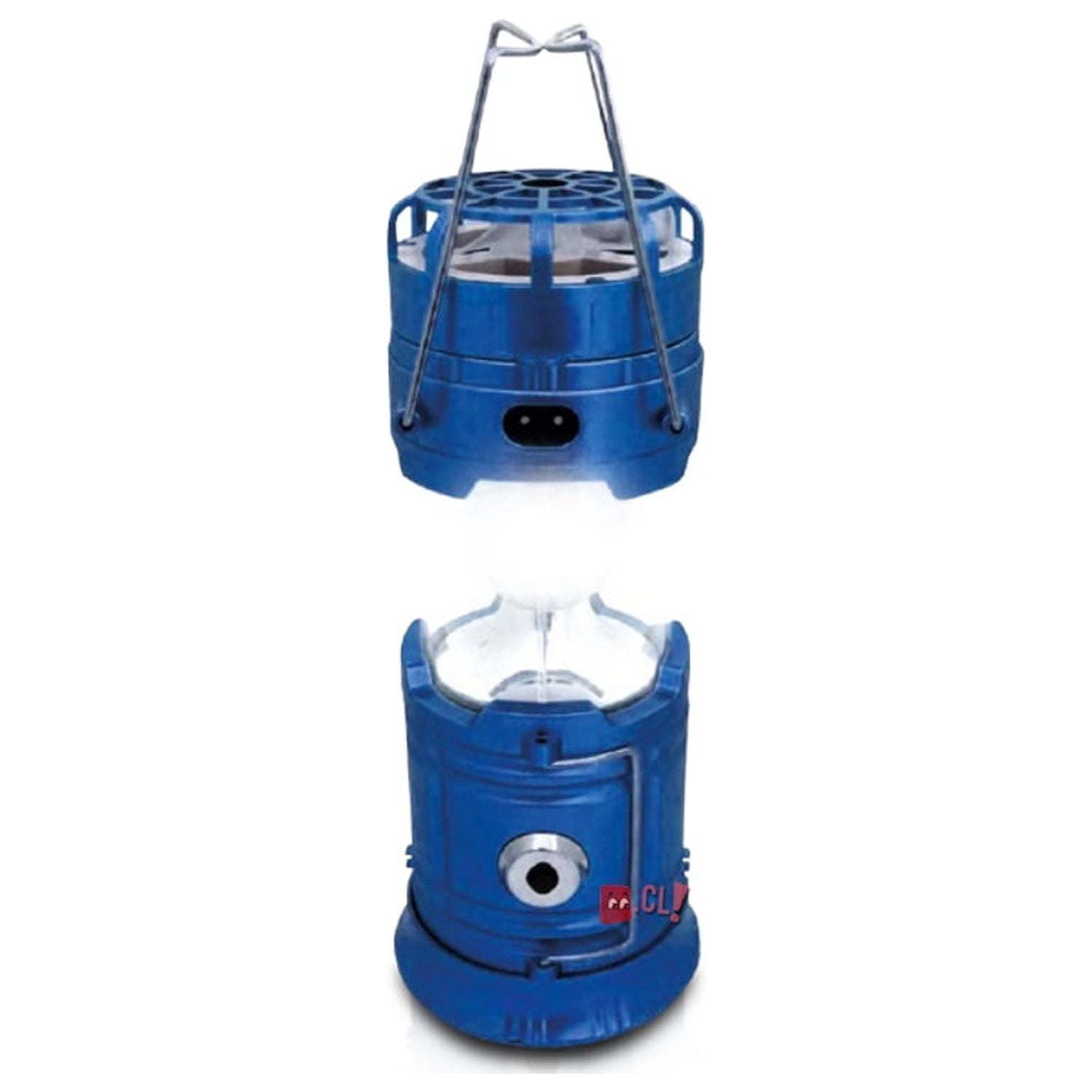 Lámpara Camping Con Ventilador Portátil Camping Azul - Ps | Lider