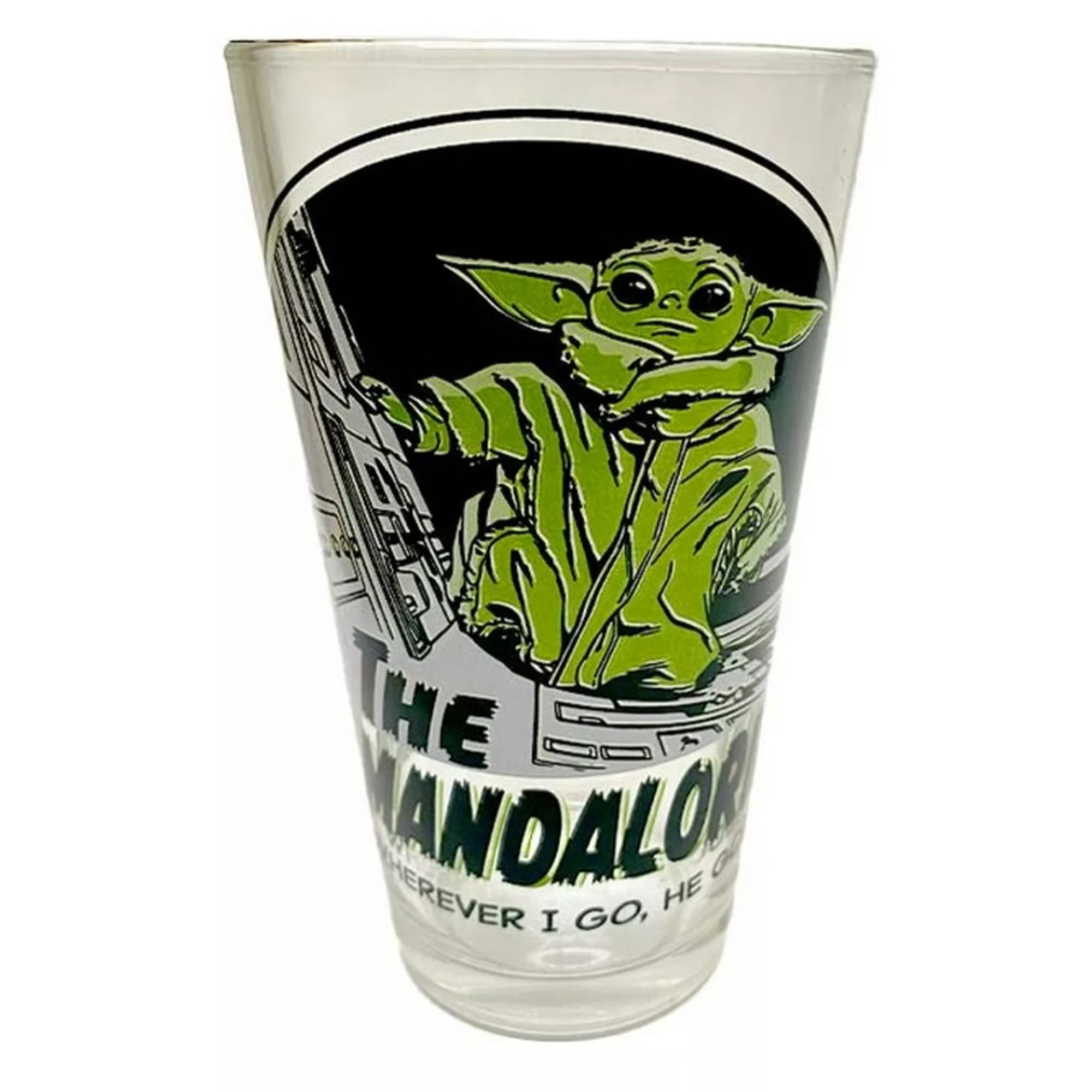 Vaso De Vidrio Star Wars Serie Beby Yoda The Mandalorian | Lider