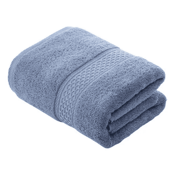 Toalla de Baño Cuerpo 100% Algodón Azul Gruesa 480 g | Lider