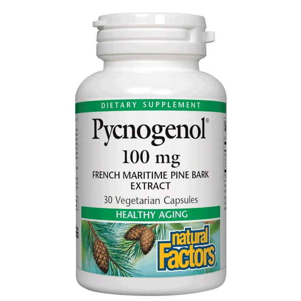 Suplemento Natural Factors Pycnogenol 100 mg 30 cápsulas | Lider