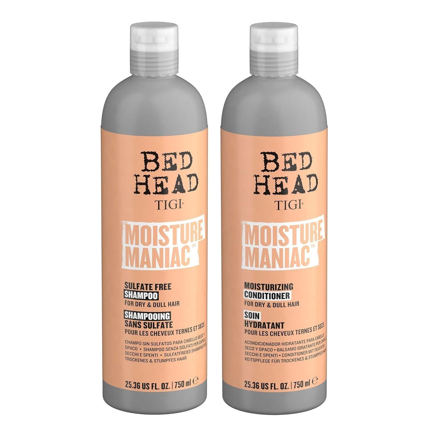 Tigi Moisture Maniac Shampoo and Conditioner Pack 750ml | Lider