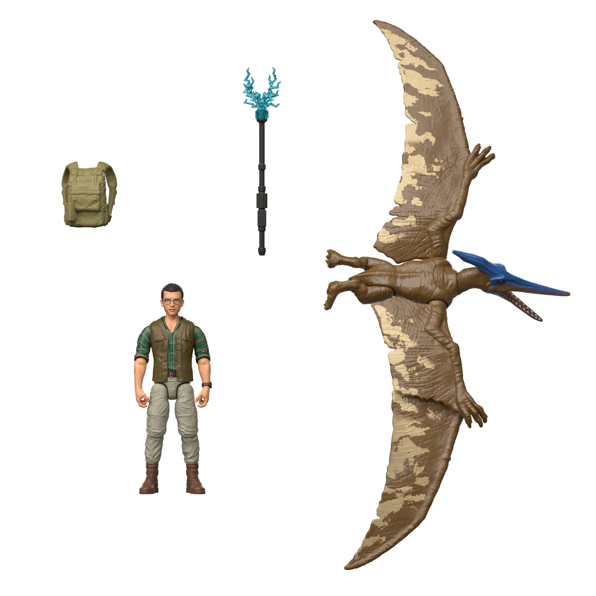 Jurassic World Rebirth - Dr. Henry Loomis Y Pteranodon | Lider