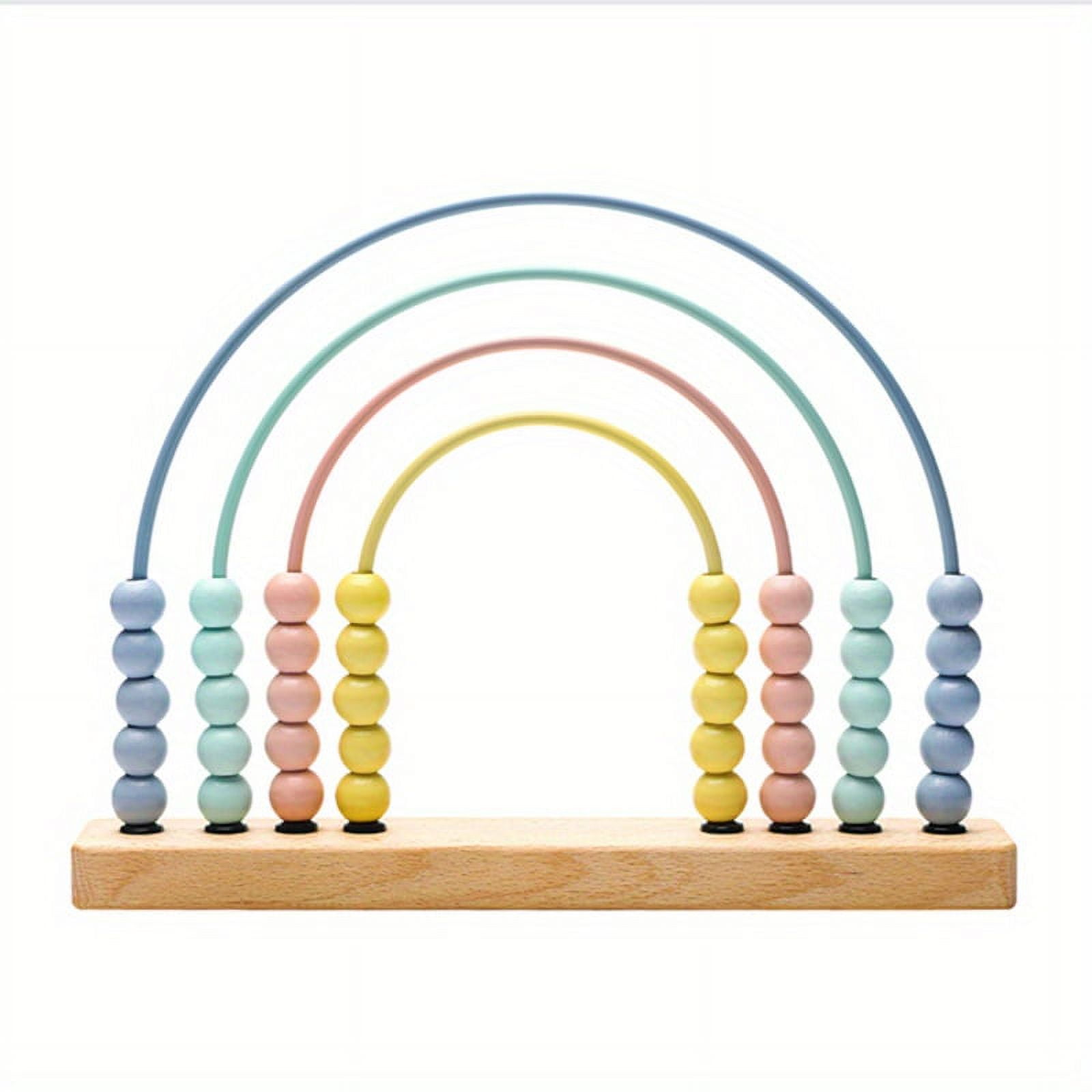 Colorful Bead Wooden Abacus,Child Early Educational Math-Learning Toy | Lider