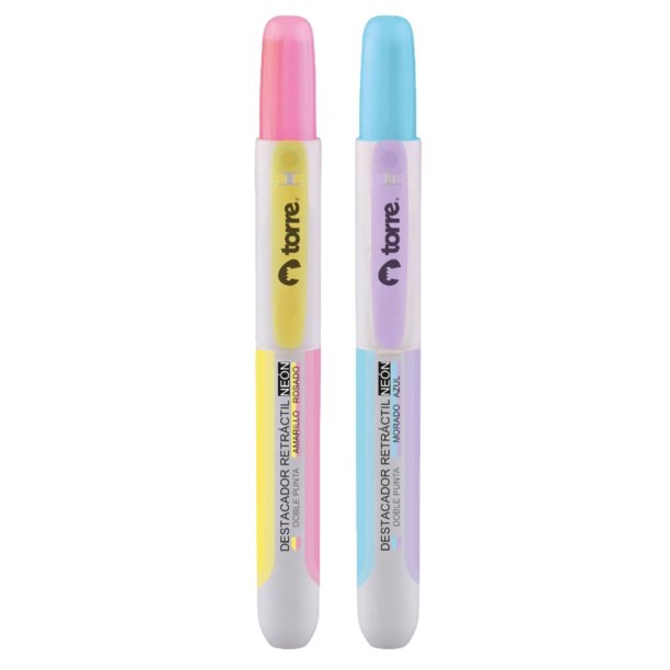 Destacador Duo Neon 2u / Producto Surtido | Lider