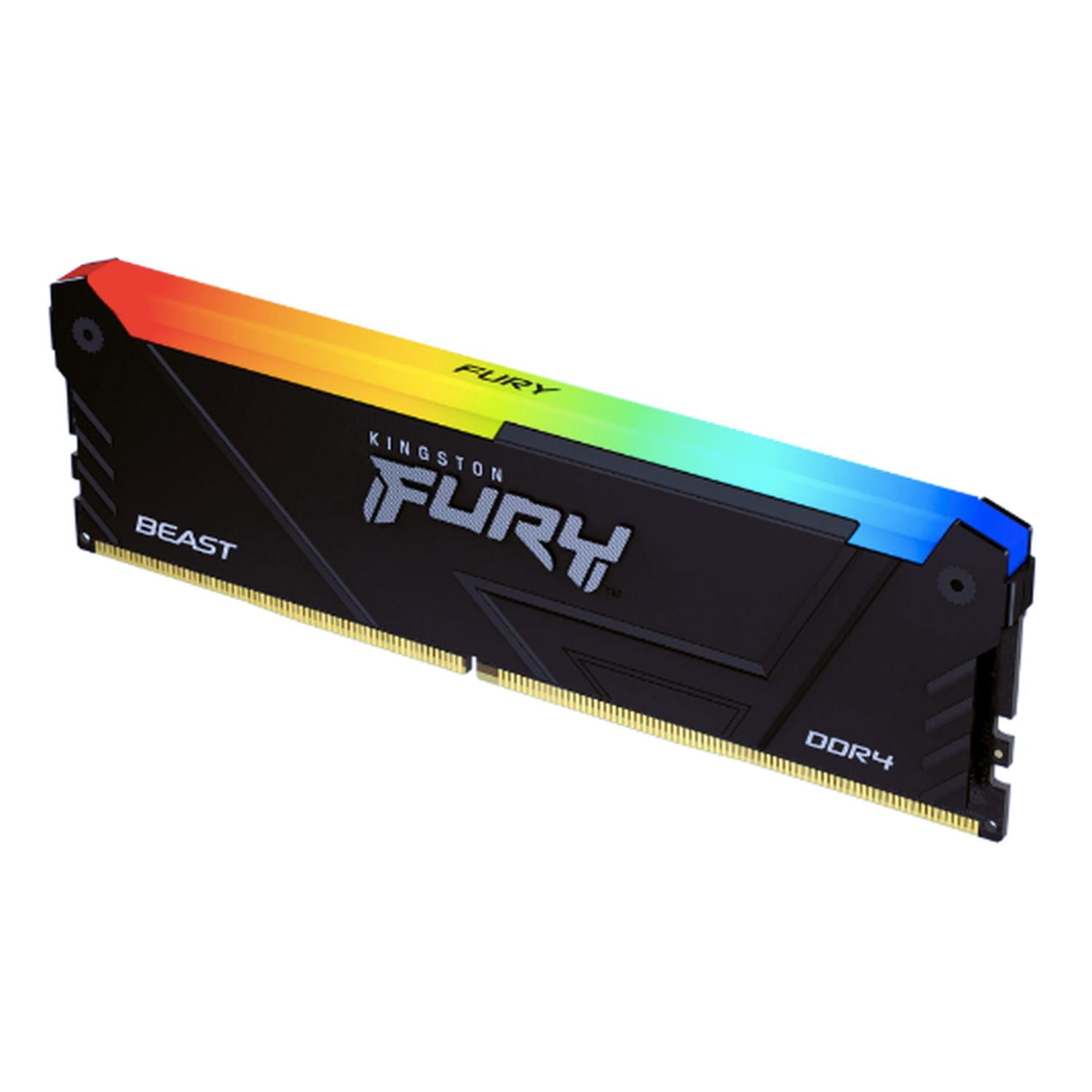Memoria RAM Fury Beast RGB 8 GB DDR4 3733 MHz negro Talla única | Lider