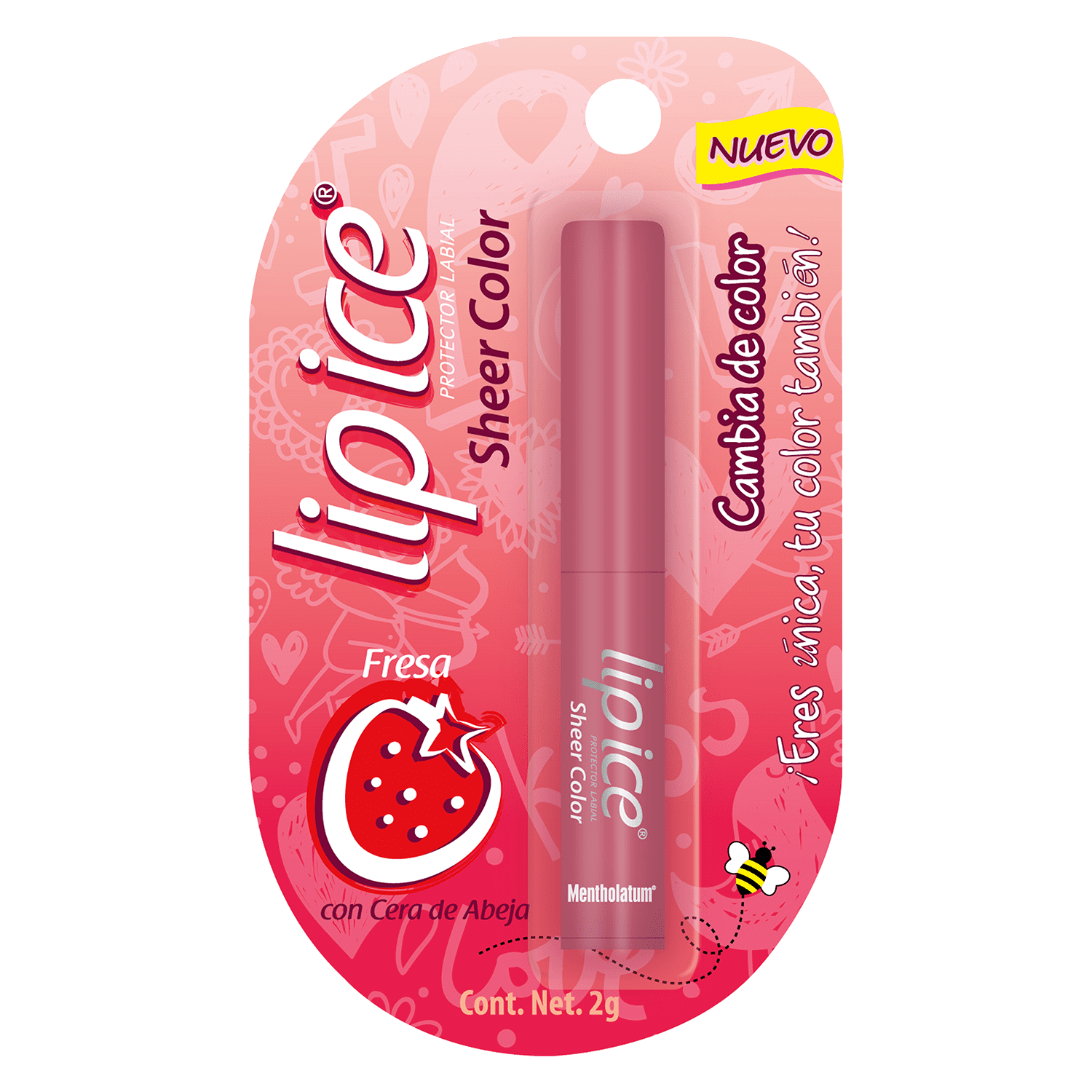 Sheer Color Lip Ice Fresa | Lider