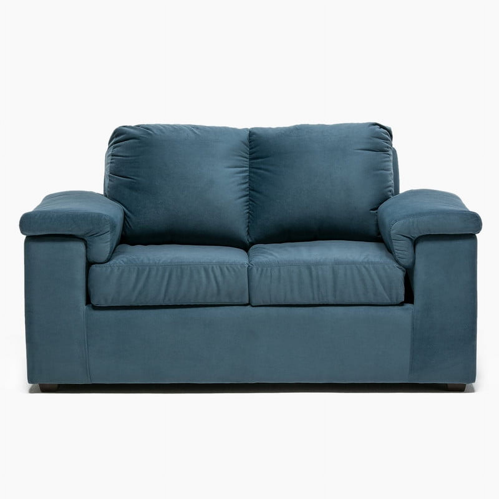 Sofa 2C Bergamo Felpa Petroleo | Lider