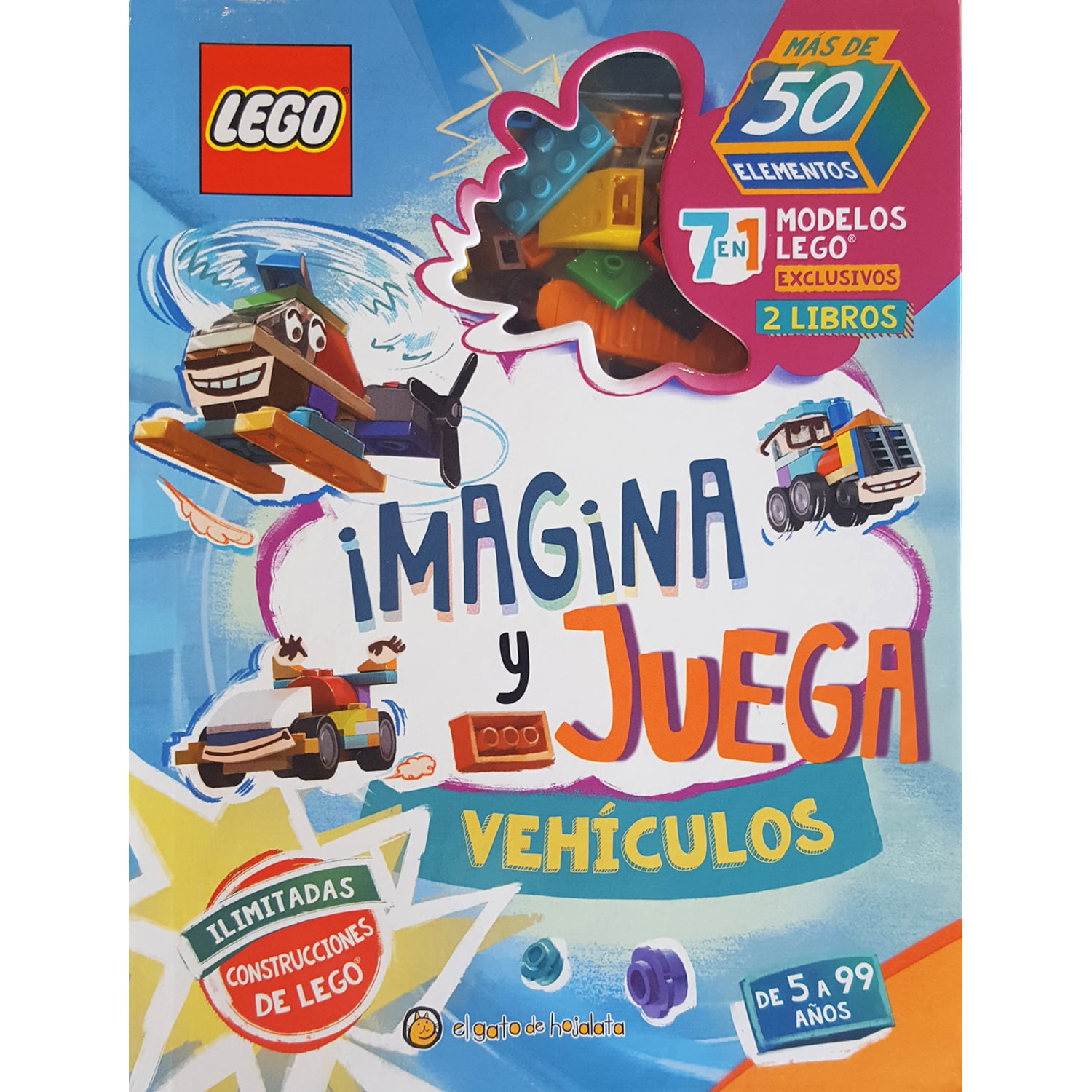 LIBRO LEGO - IMAGINA Y JUEGA VEHICULOS | Lider
