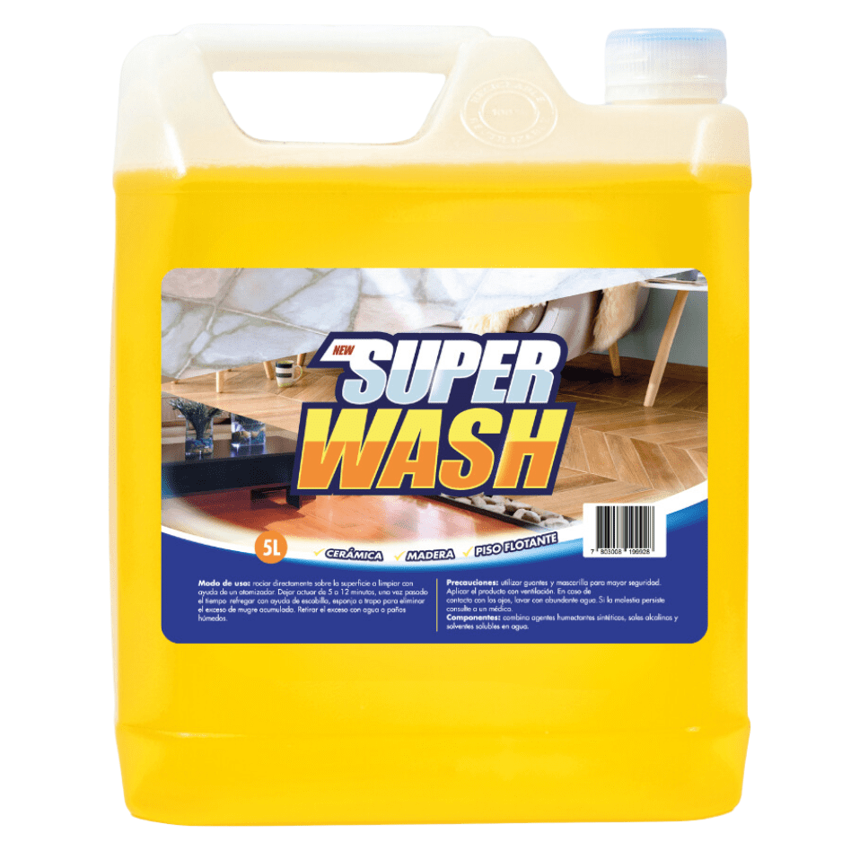 Super Wash Limpiador De Pisos 5 Litros | Lider
