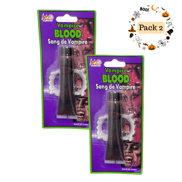 Pack 2 Sangre Falsa Artificial Disfraz Halloween 2025 | Lider