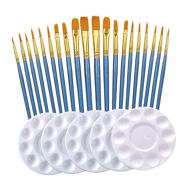 Juego De Paleta De Pinceles De Pintura De 25 Uds, Herramienta De ...