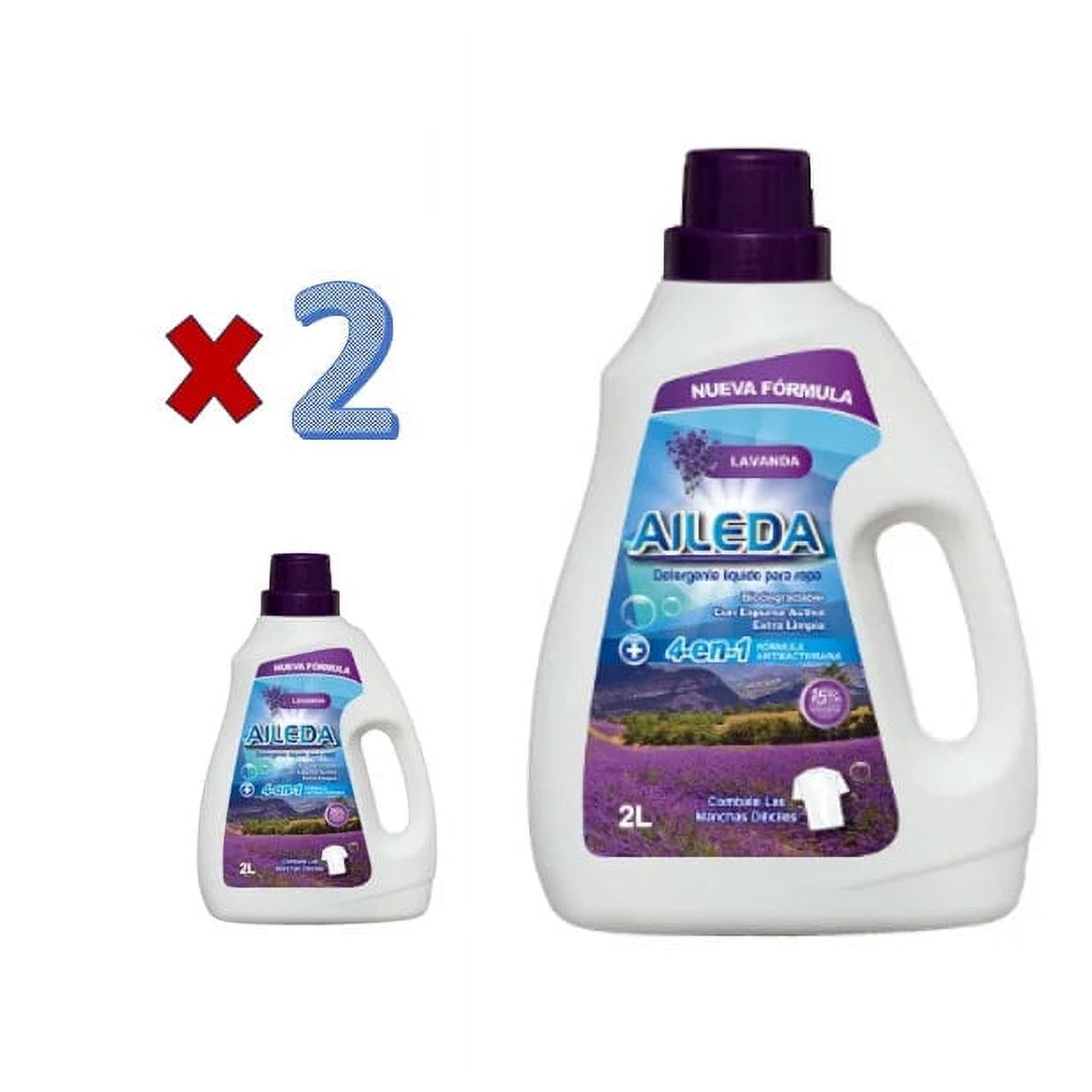 Set x 2 Detergente Antibacteriano Aroma Lavanda 2 Litros | Lider