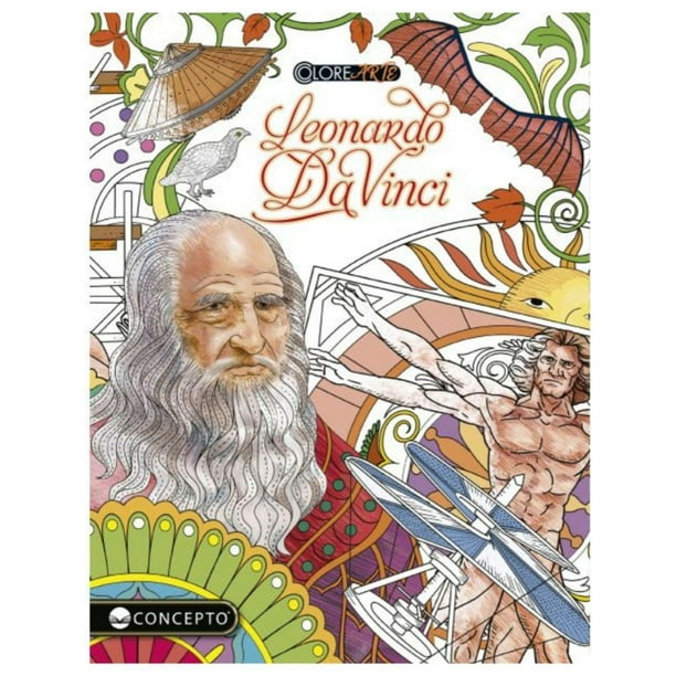 Colorearte - Leonardo Da Vinci blanco | Lider
