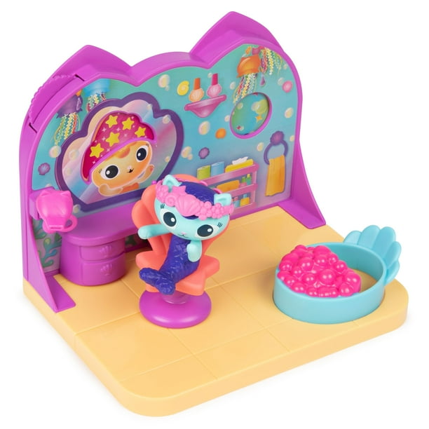 Playset Gabby's Dollhouse Mercat's Spa Room con figura de más de 3 años ...