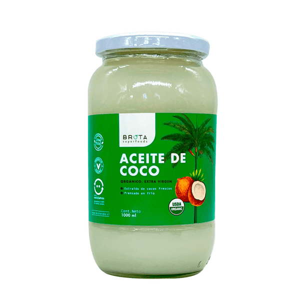 Aceite De Coco Brota Orgánico Extra Virgen 1 Litro | Lider