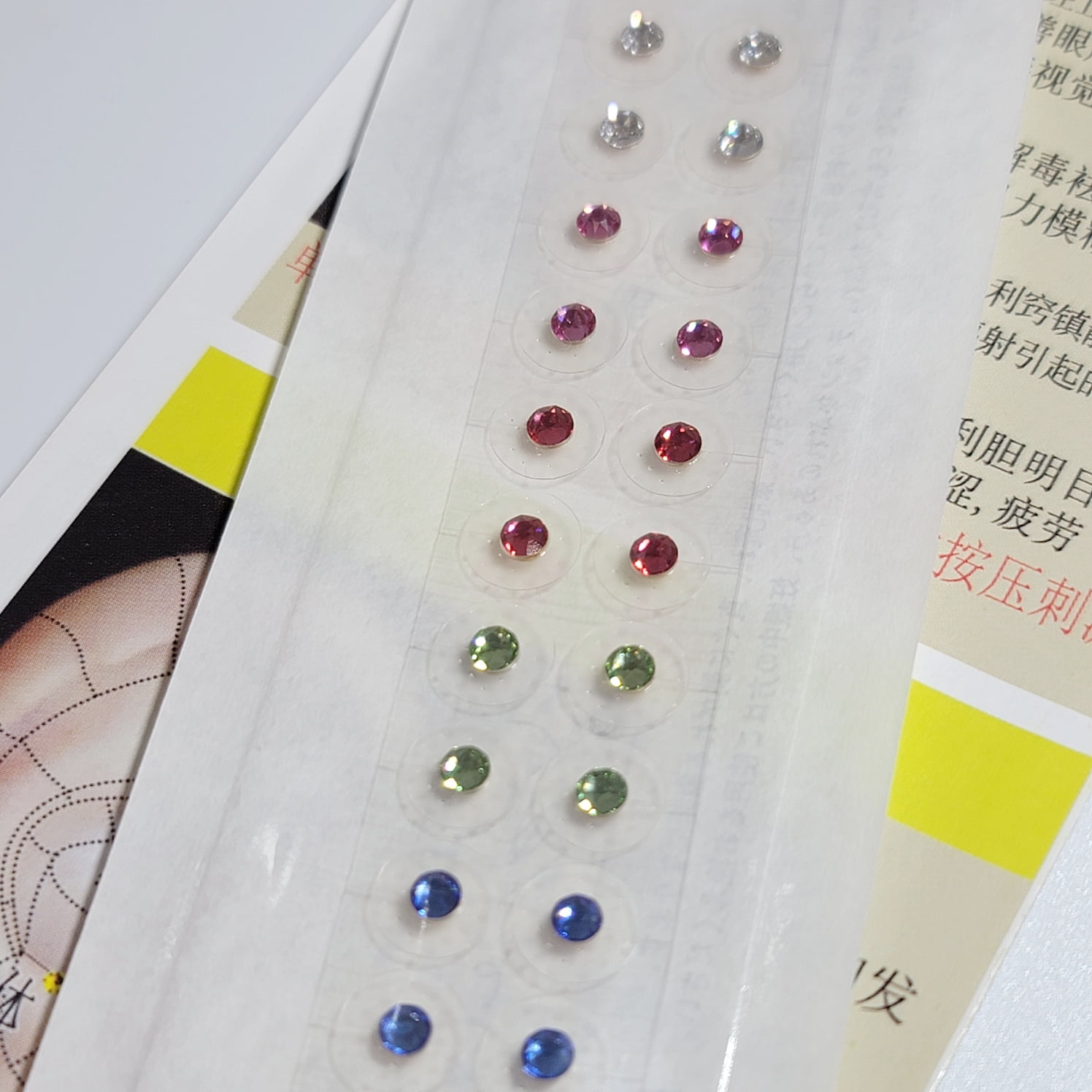 Weight Loss Beauty Health Care New Crystal Ear Acupuncture Point ...