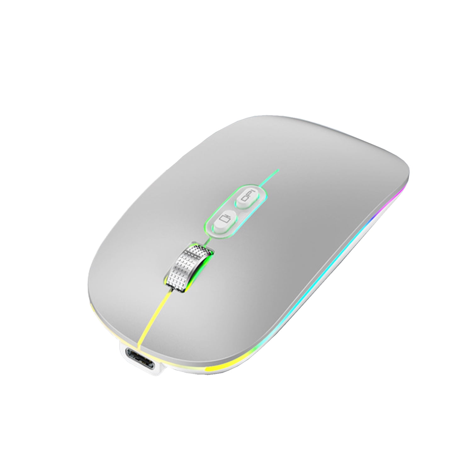 Mouse Delgado Escritorio Bluetooh Inalámbrico Led 1600 Dpi | Lider