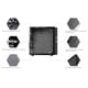Gabinete para computadora SilverStone Micro-ATX PS15B-G con panel de ...