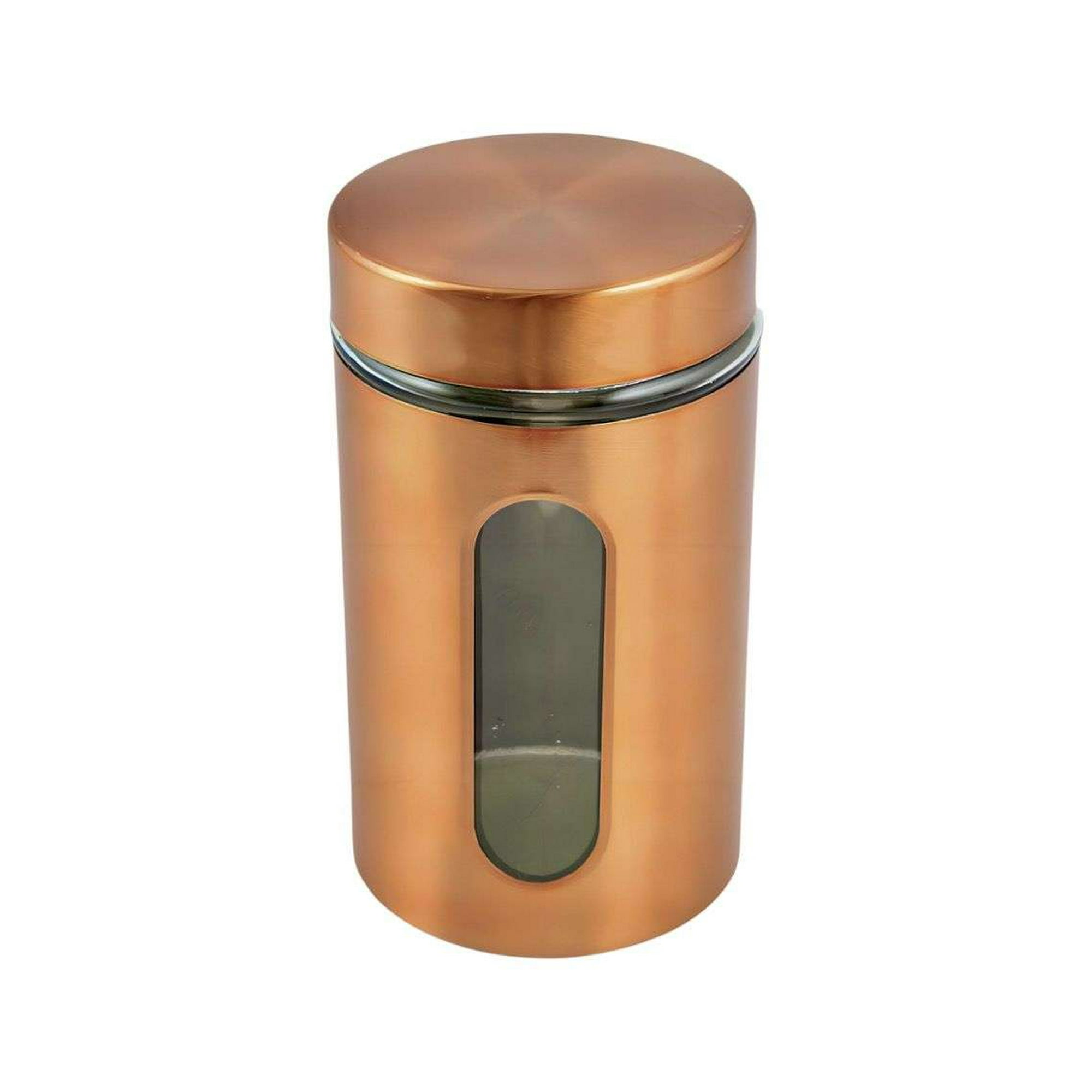 Especiero Sal Condimentos Cocina De Vidrio Bronce | Lider