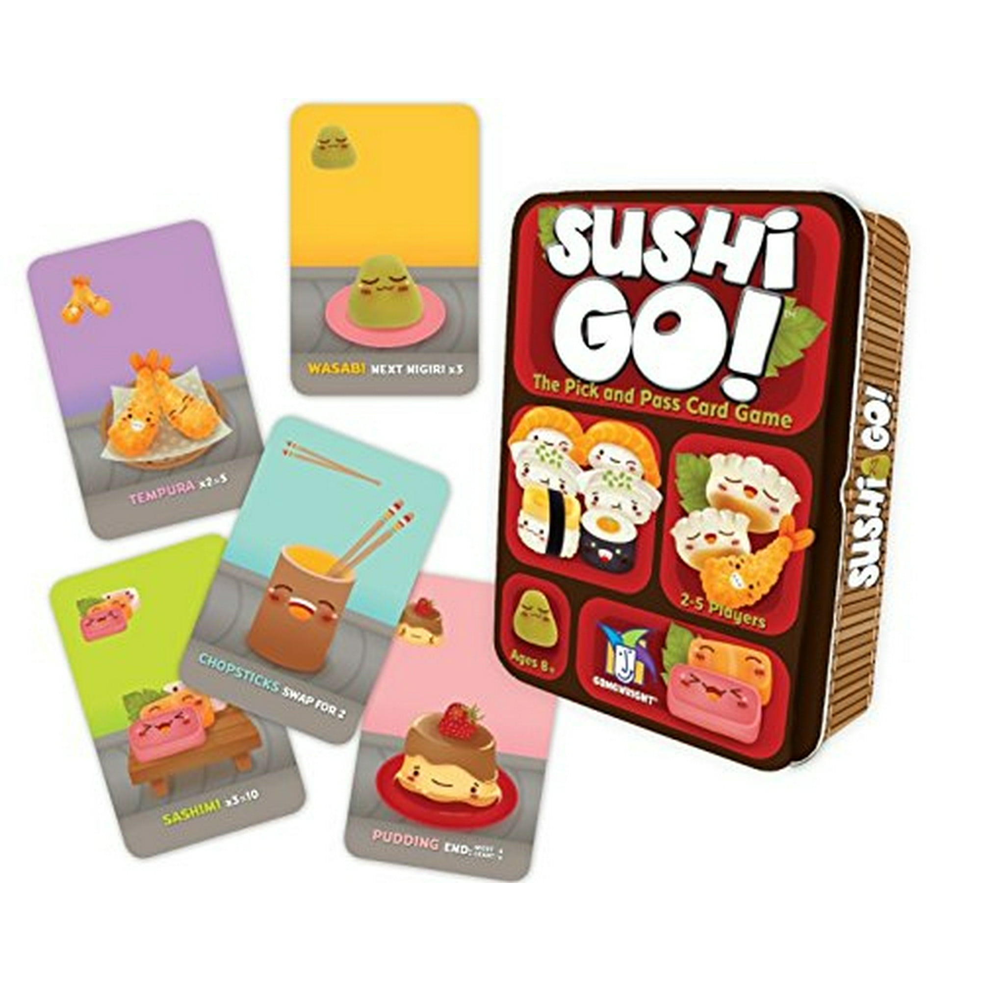 Sushi Go! Gamewright juego de tarjeta Pick and Pass | Lider