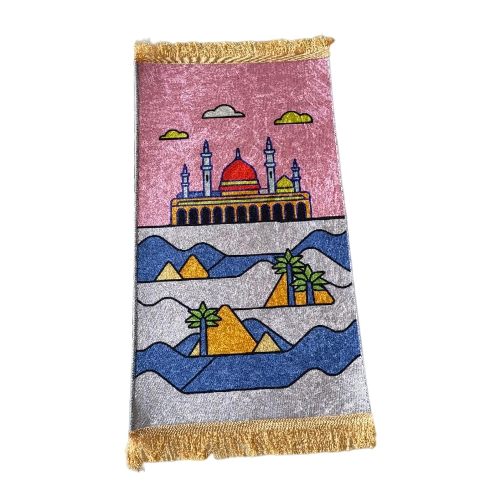 Alfombra De Oración Para Niños Salat Alfombra Portátil Para La ...
