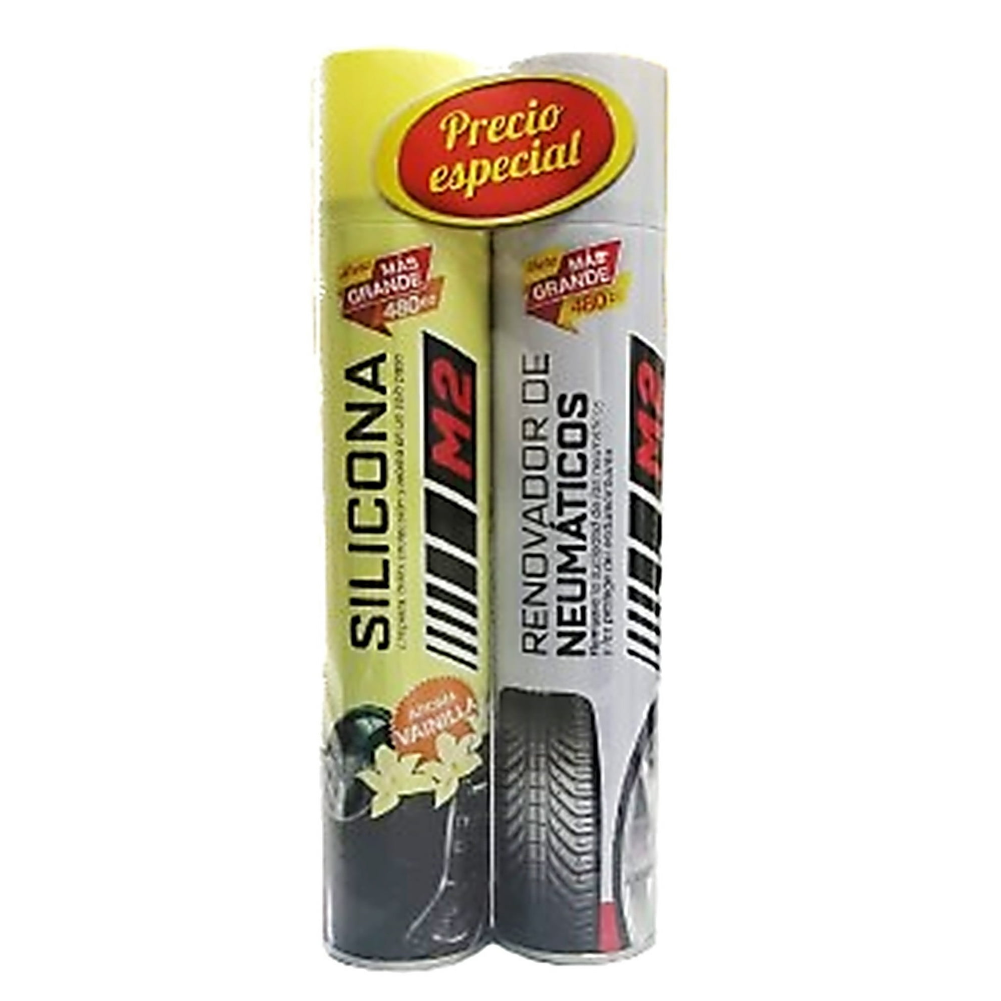 Pack Silicona Vainilla + Renovador de Neumático 480cc | Lider