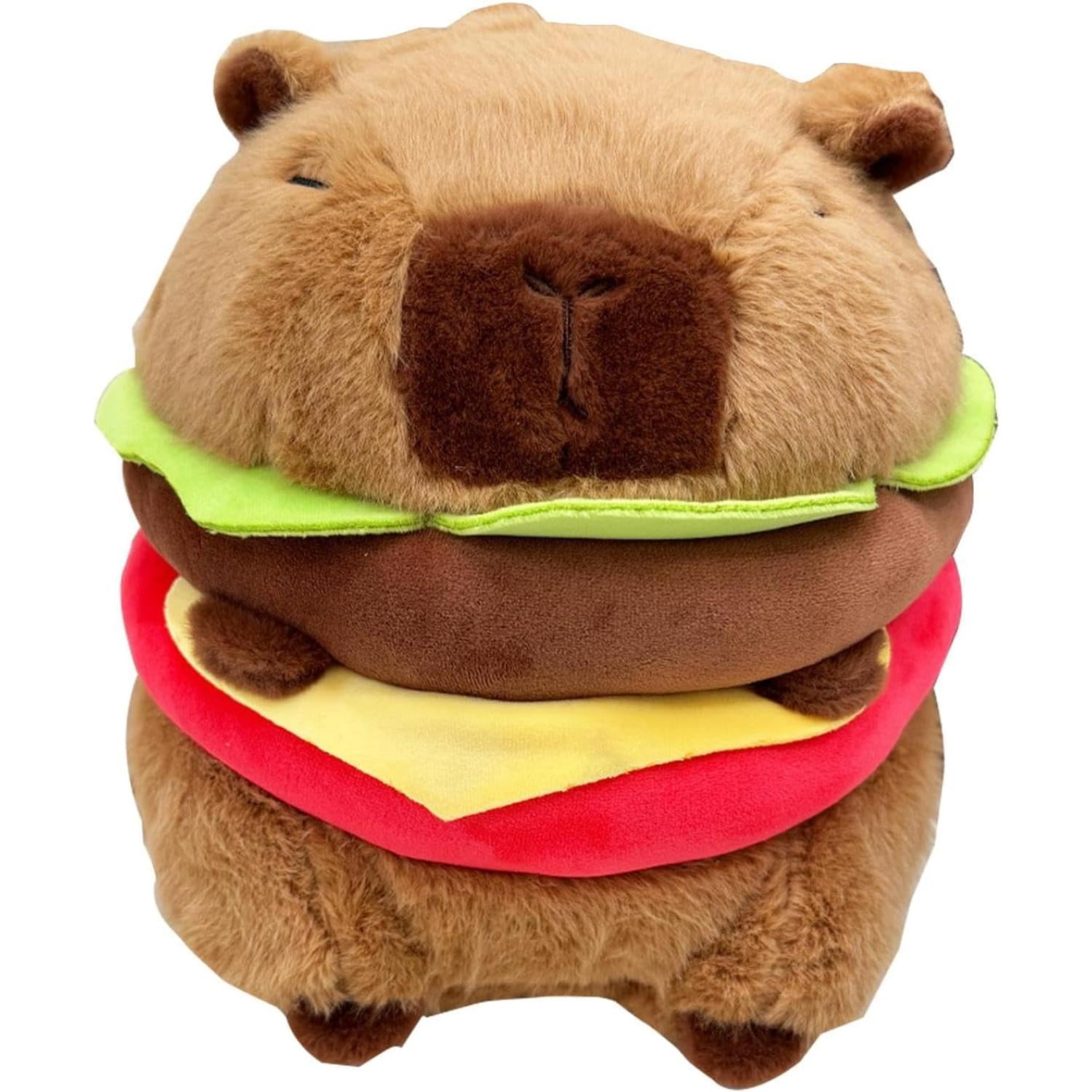 Juguete Peluche Capibara 20cm Con Hamburguesa Infantil | Lider