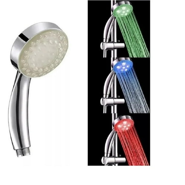 Mango De Ducha Led Multicolor Baño Cambia Según Temperatura | Lider