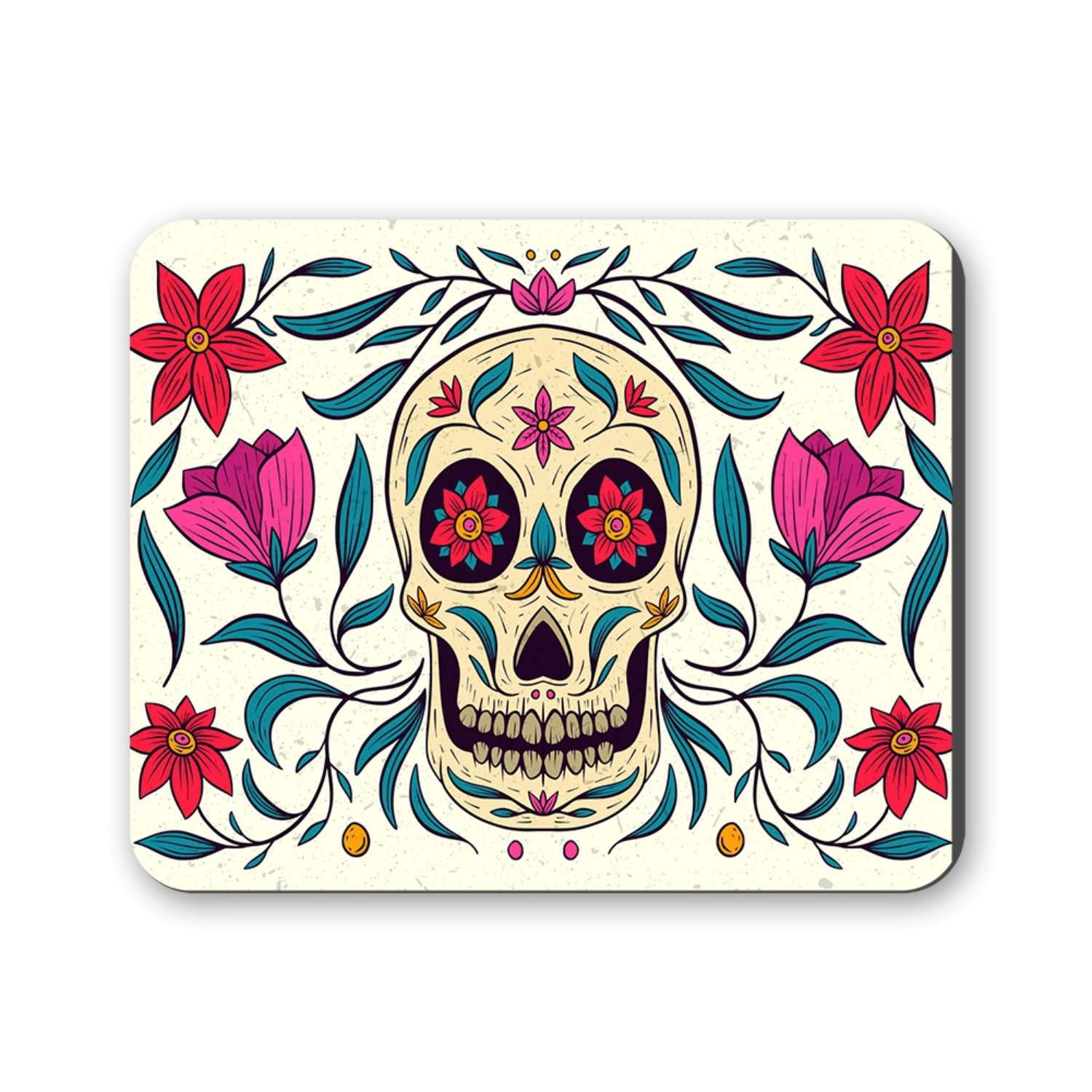 Mouse pad Calabera Mexicana M127 24x20 cm x 3 mm Neopreno ANHIZ | Lider