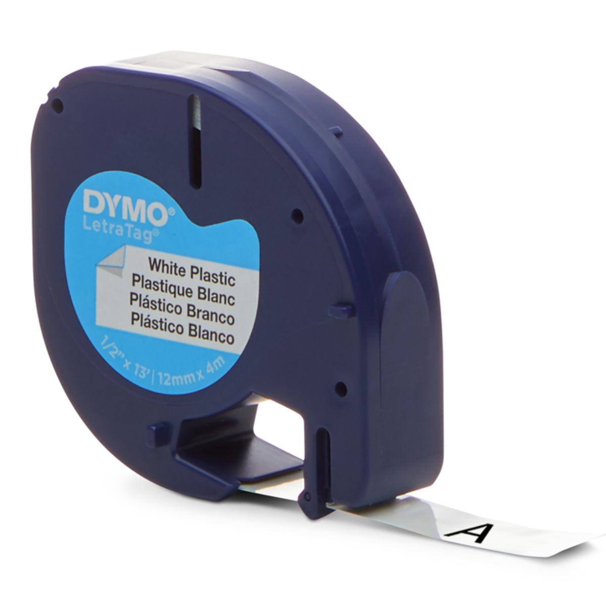 Etiqueta Plastica Dymo Blanca 12mmx4m | Lider