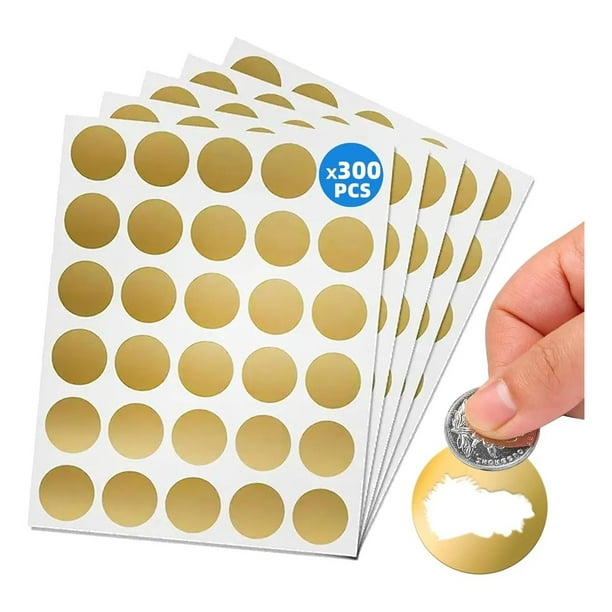 300 Stickers Raspe Y Gana φ2.5cm Autoadhesivo, Para Realizar Billetes ...