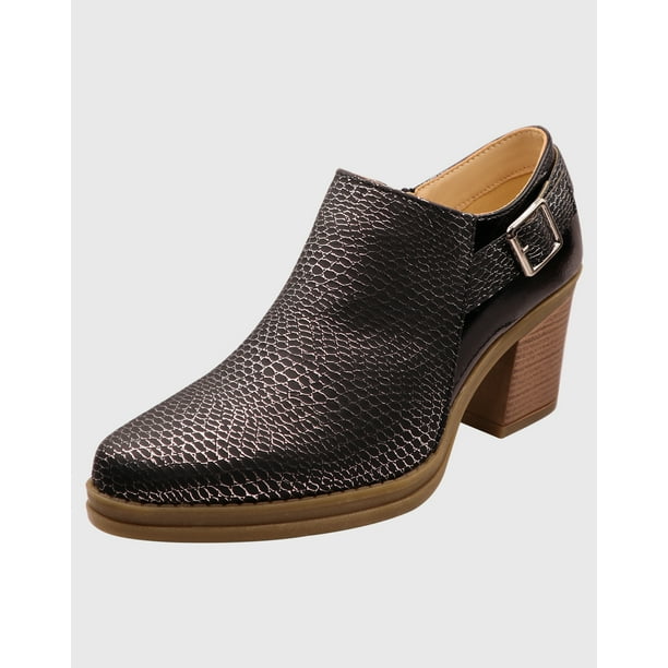 Botin hebilla Negro | Lider