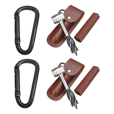 Fiocias - Broca De Taladro Manual Bushcraft Puncher Taladro