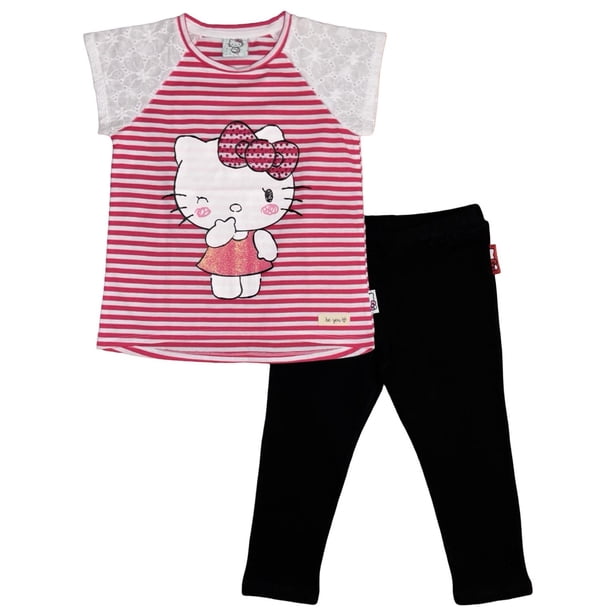 Conjunto Niña Hello Kitty coral 6 | Lider