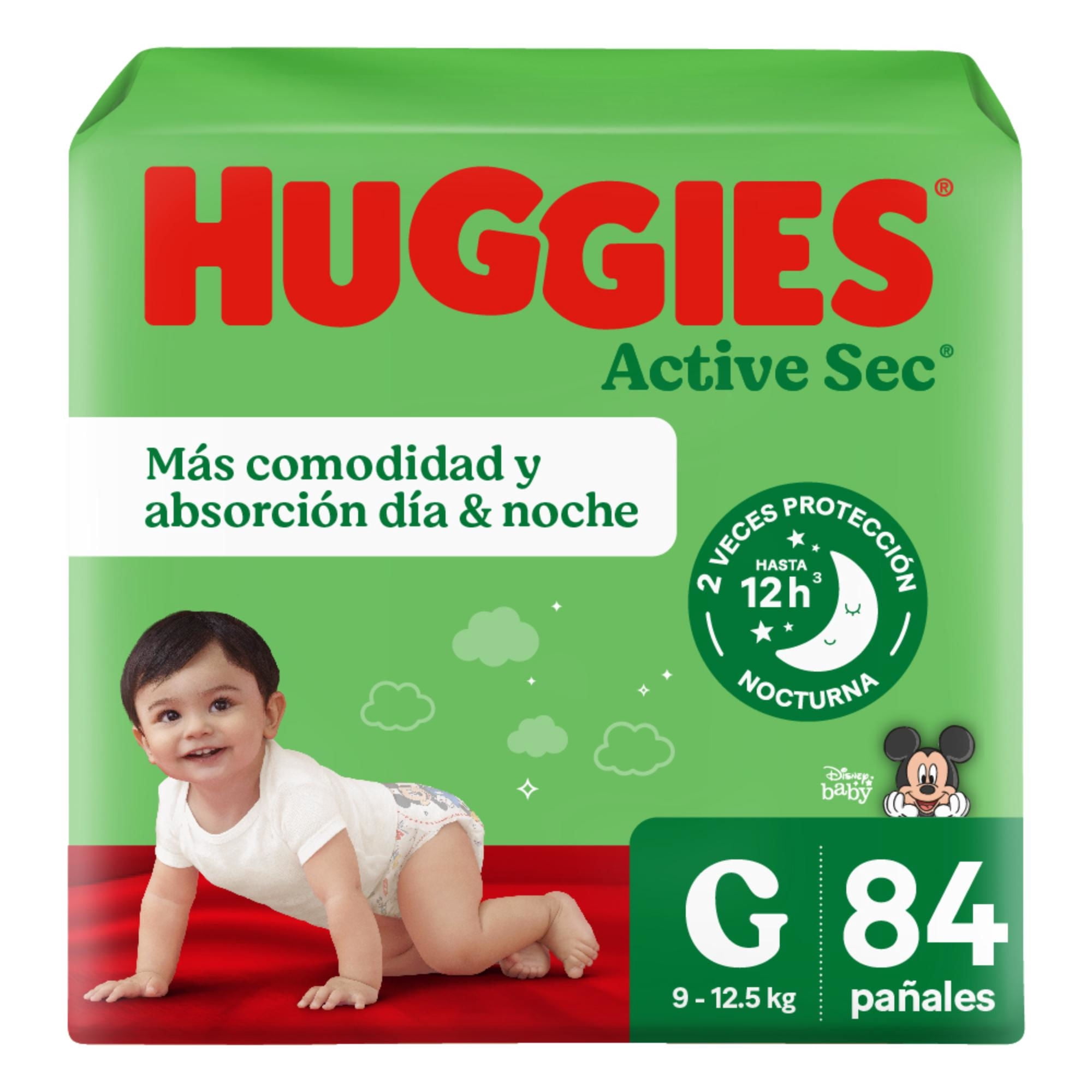 Pañales Active Sec G, 84 un | Lider