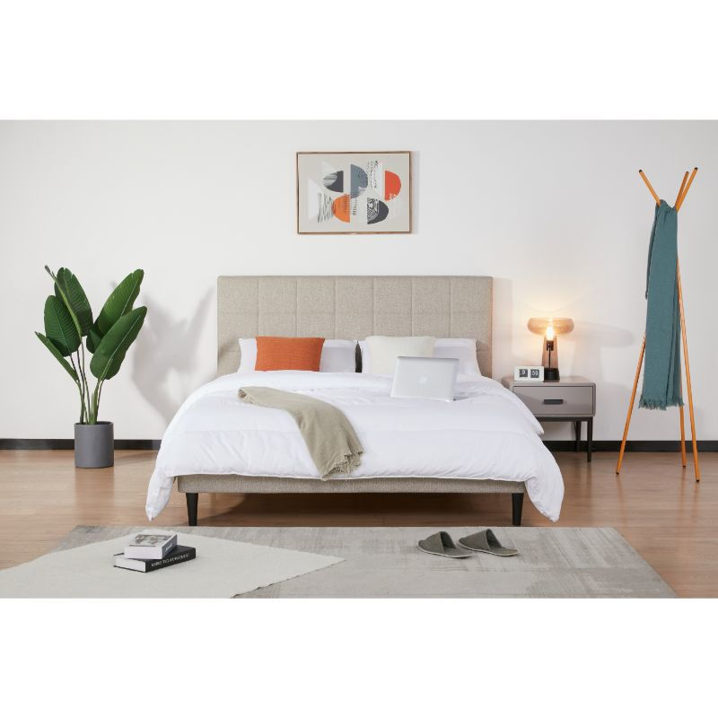 Base Cama 2 Plaza Beige | Lider