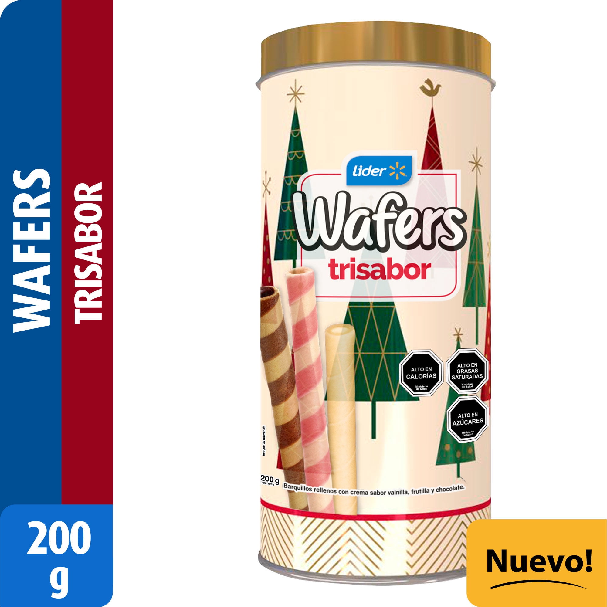 Wafer Trisabor, Producto Surtido, 200 g | Lider
